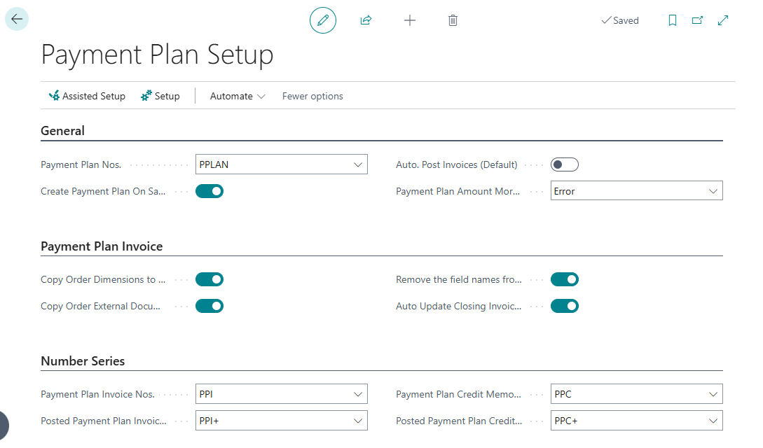 Clever Dynamics - Payment Plan Setup